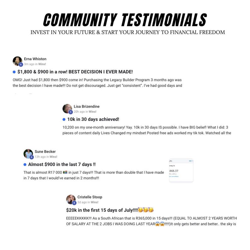 Legacy Builder Program 6 Figure Blueprint Marketing Build Online ...