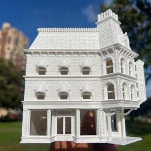 Miniature Ho-scale Victorian Main Street Market House Coffee Shop 1:87 ...