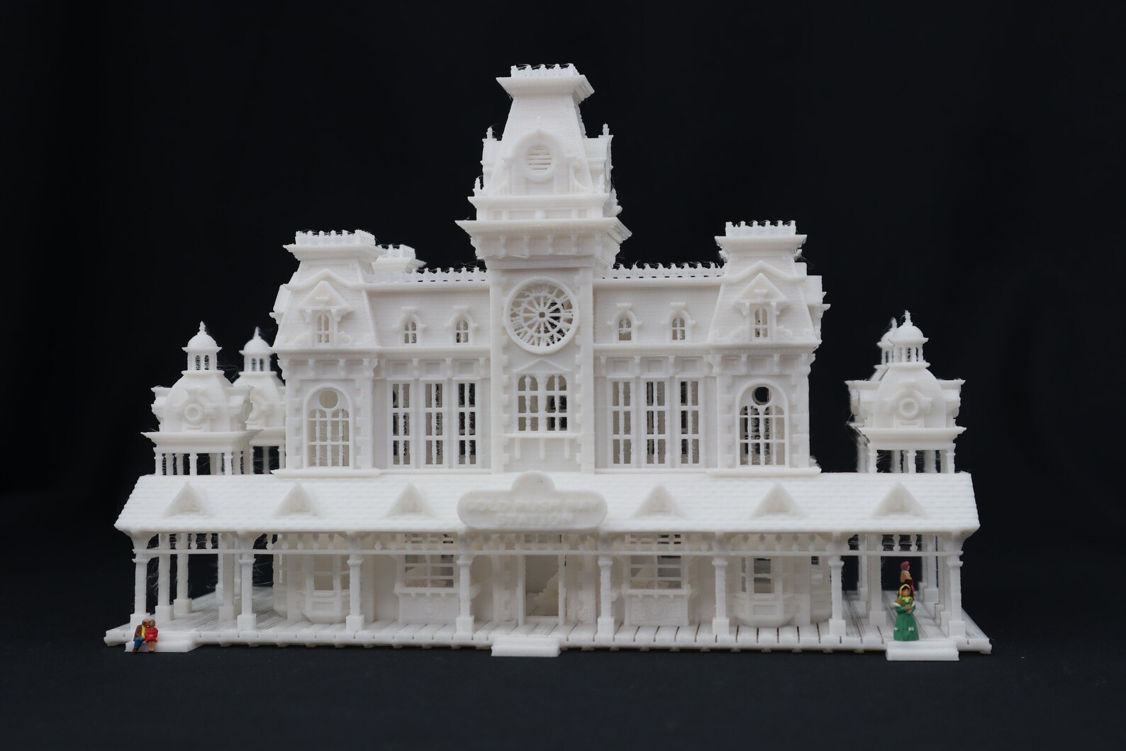 SMALL N-scale Miniature Assembled Miniature Victorian Station | Etsy