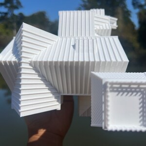 Miniature White Ho-scale Beetlejuice Maitland House Victorian Mansion ...