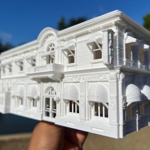 Miniature Ho-scale Victorian #39 Main Street Bank 1:87 Model - Etsy