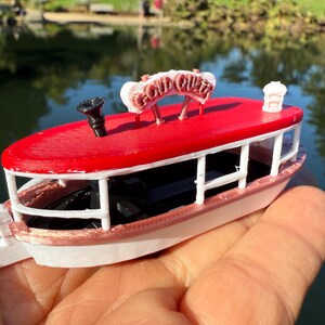 COLOR Ho-scale Passenger Cruise Boat “the Gold Queen” Miniature Ship ...