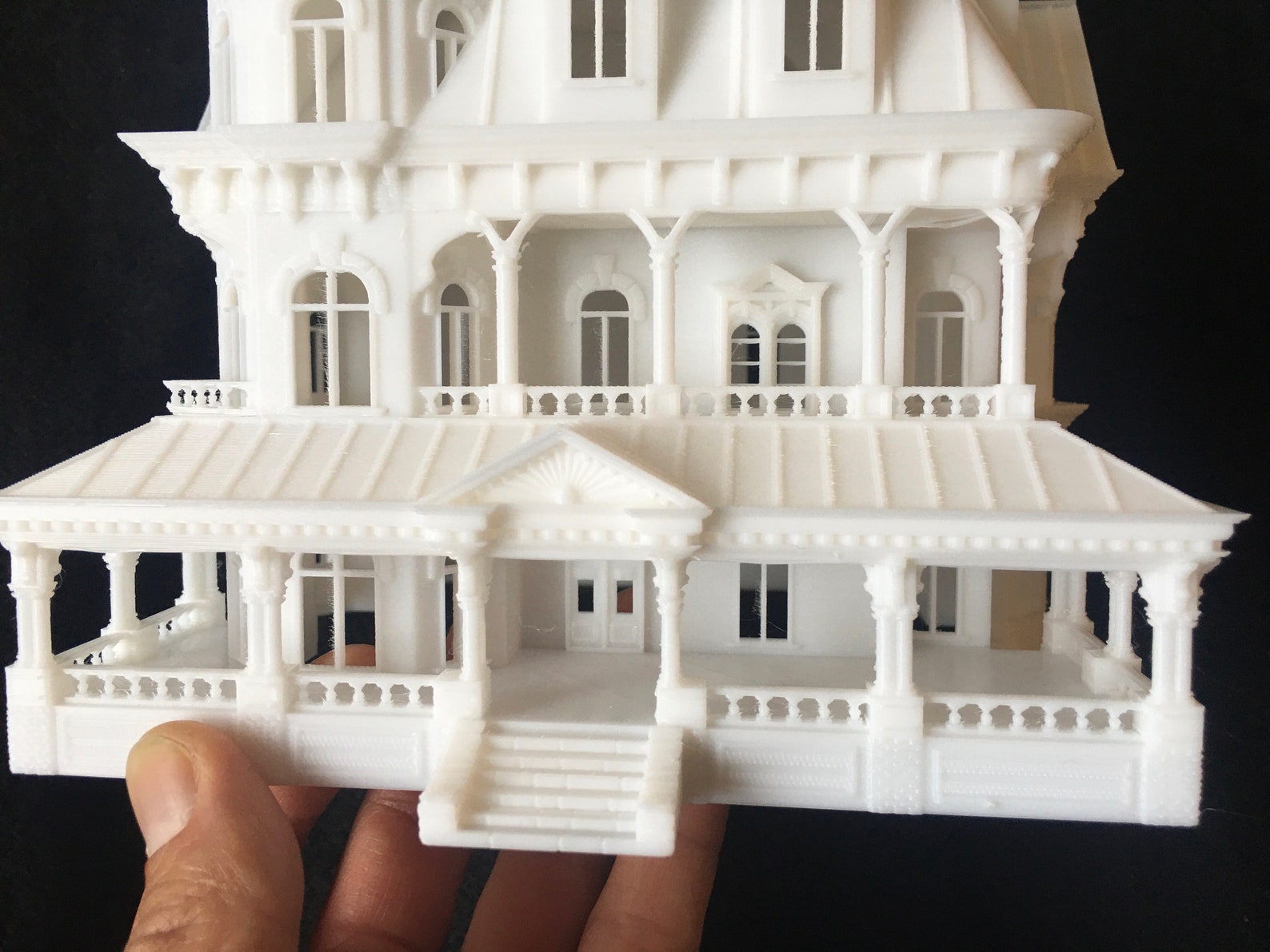 Miniature Victorian #12 Mansion "madam Sally House" Assembled Gothic - Etsy