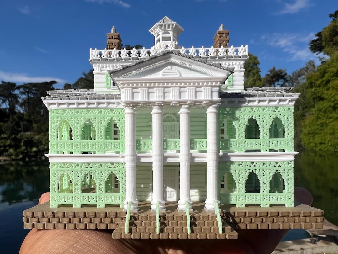 COLOR HO Scale Shipley Mansion - New Orleans Style Southern House by ...