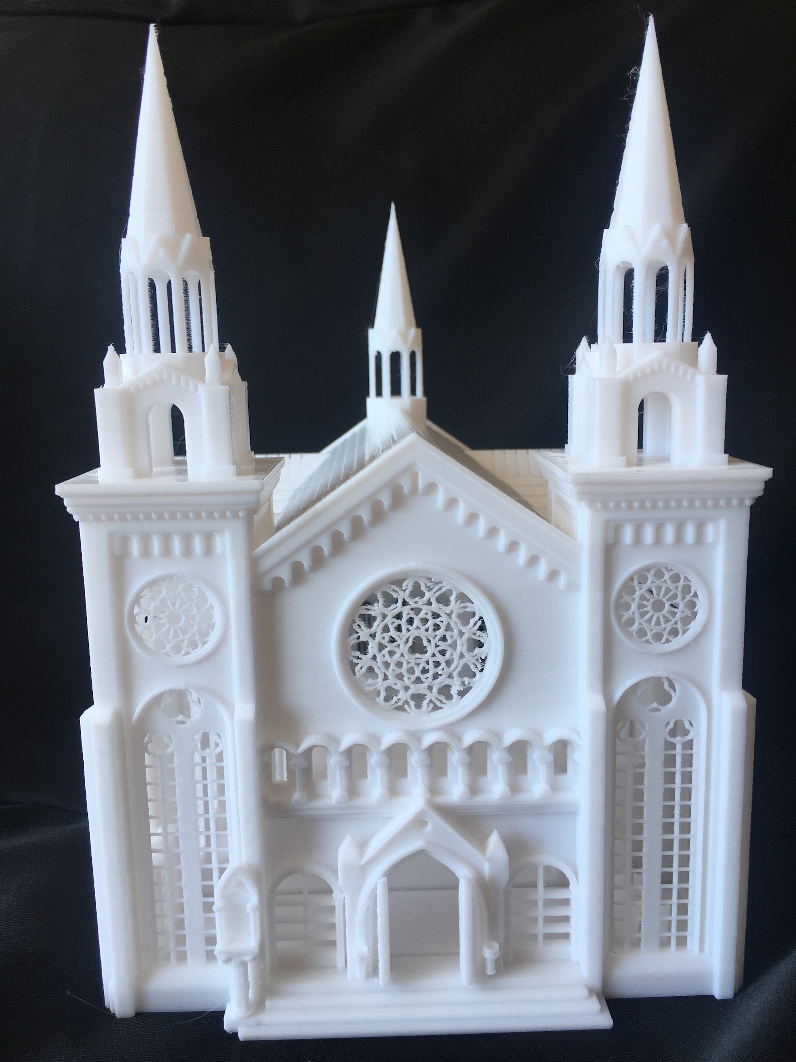 Miniature Gothic White Church/cathedral 1:87 Scale - Etsy