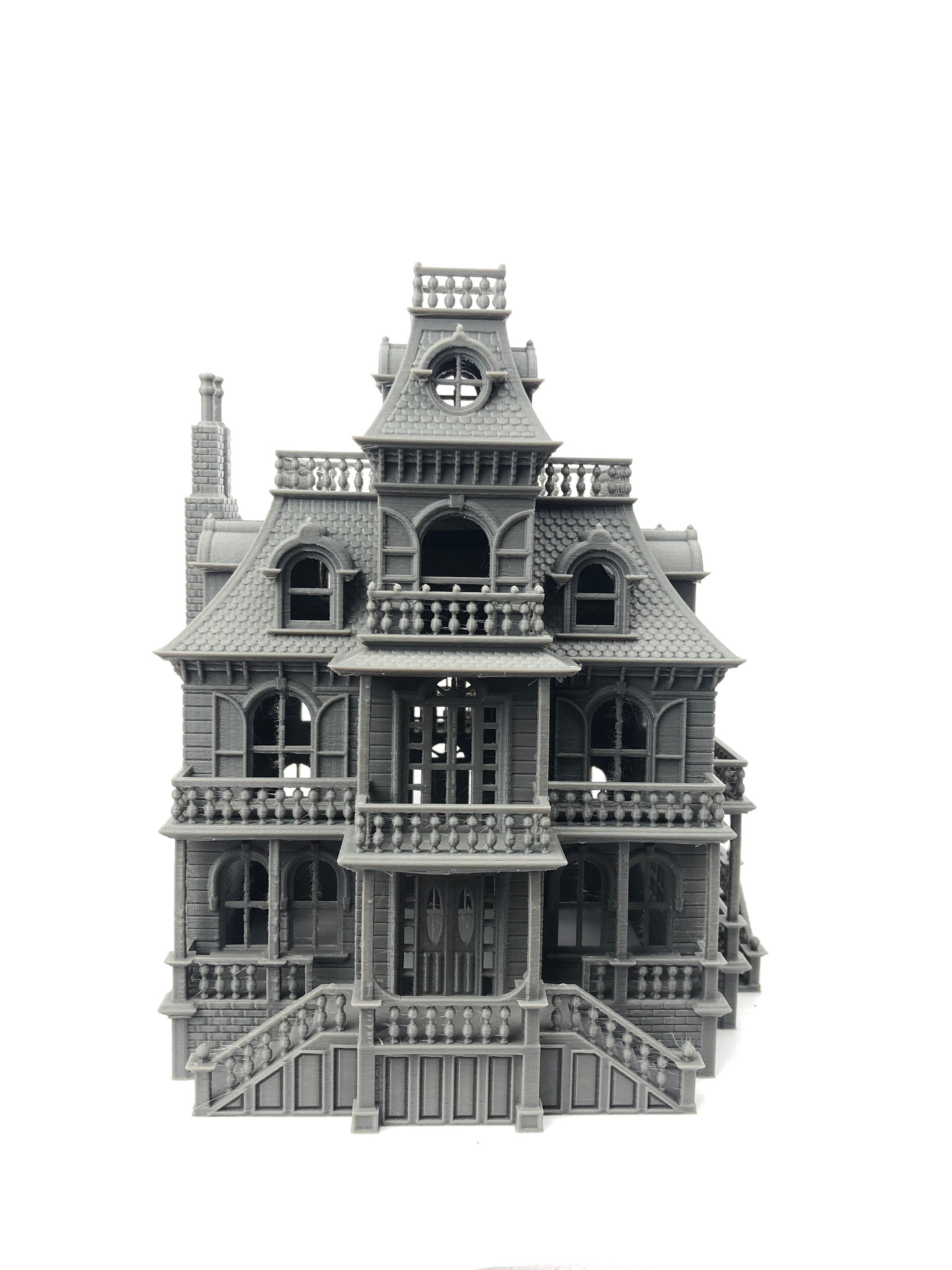 LARGE O-scale Miniature Victorian Collection 4 Dark Gray - Etsy