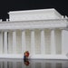 Small Miniature Lincoln Memorial Washington DC White (n-scale Figures ...