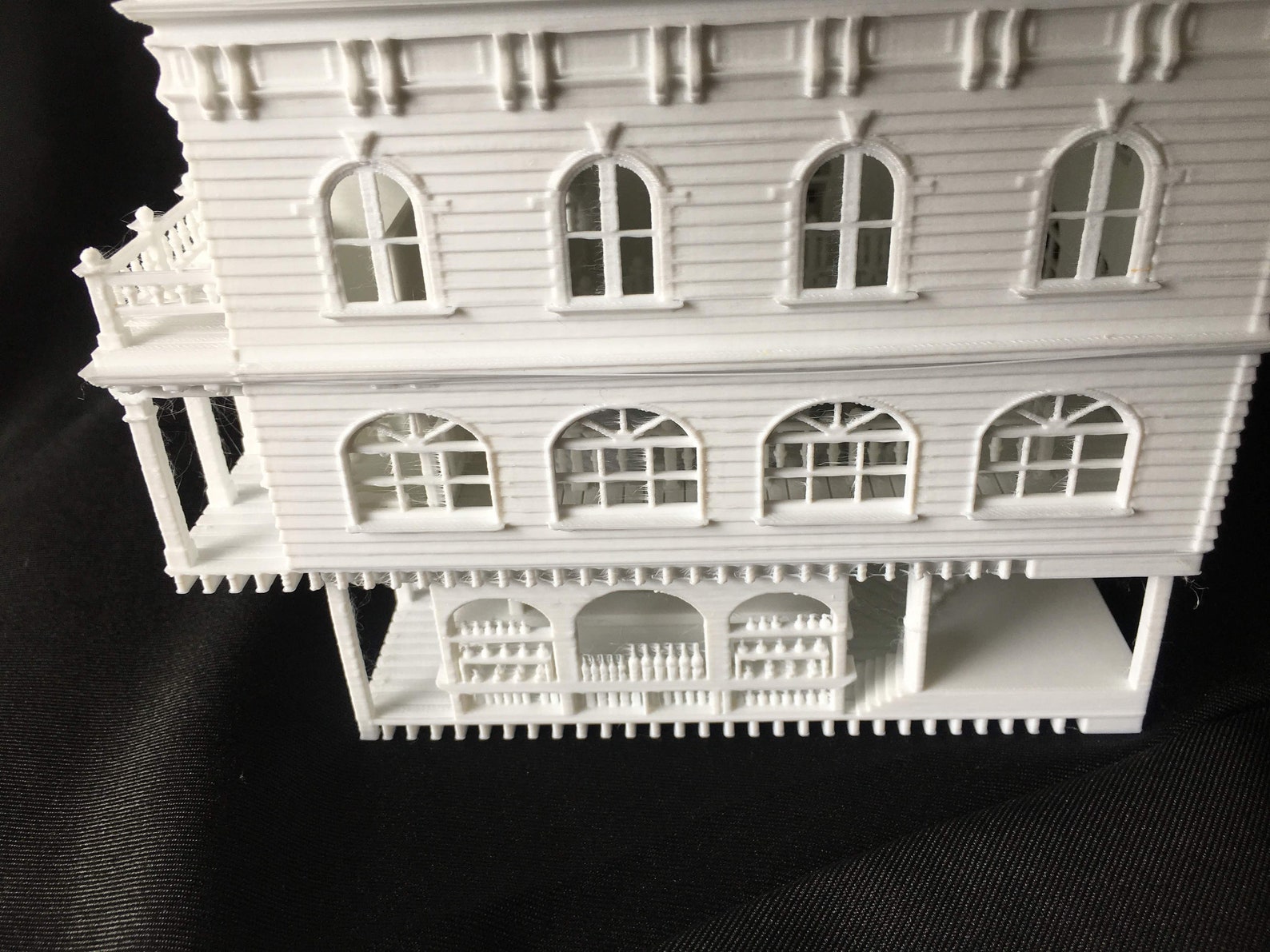Miniature Old West #1 Saloon/hotel Built Ready HO Scale Interiors ...