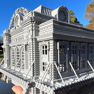 Miniature Ho-scale Union Train Station 1:87 Gray - Etsy