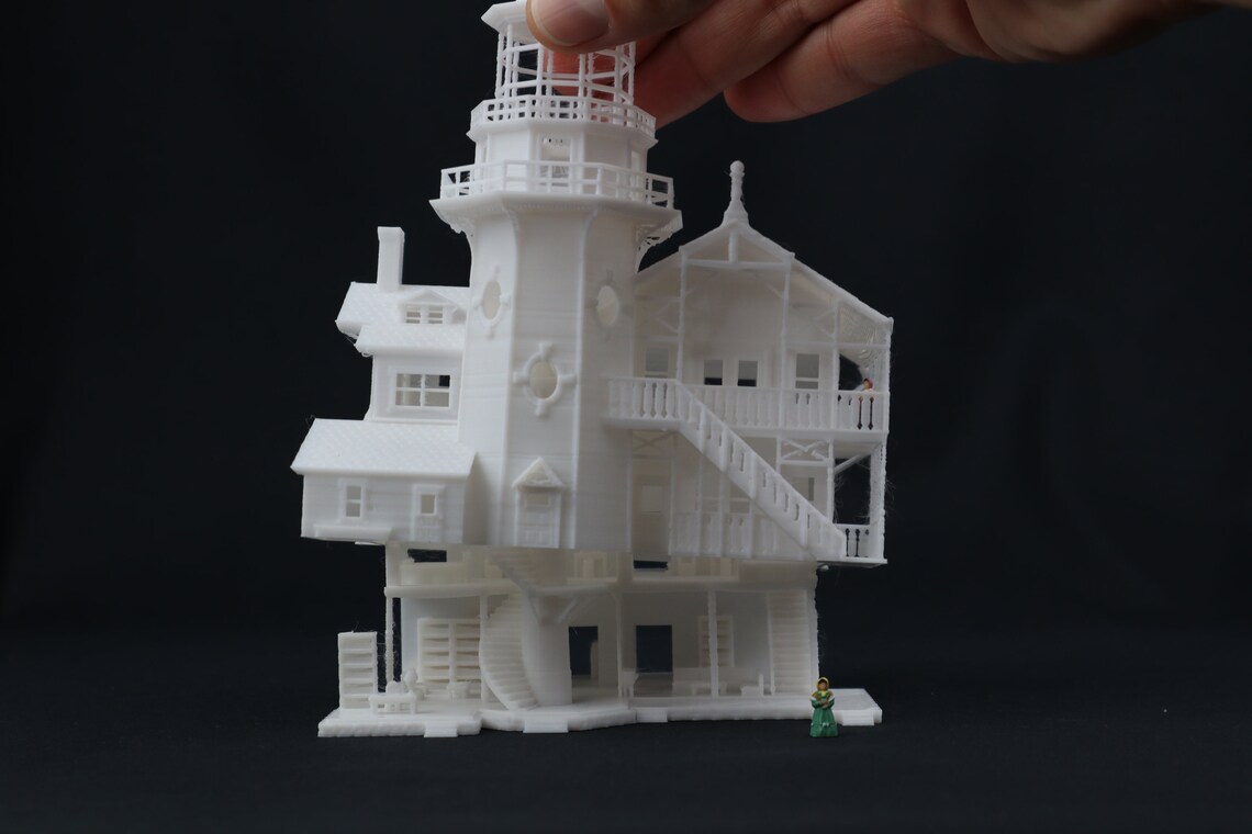 SMALL N-scale Miniature Victorian 9 Lighthouse Train Layout | Etsy