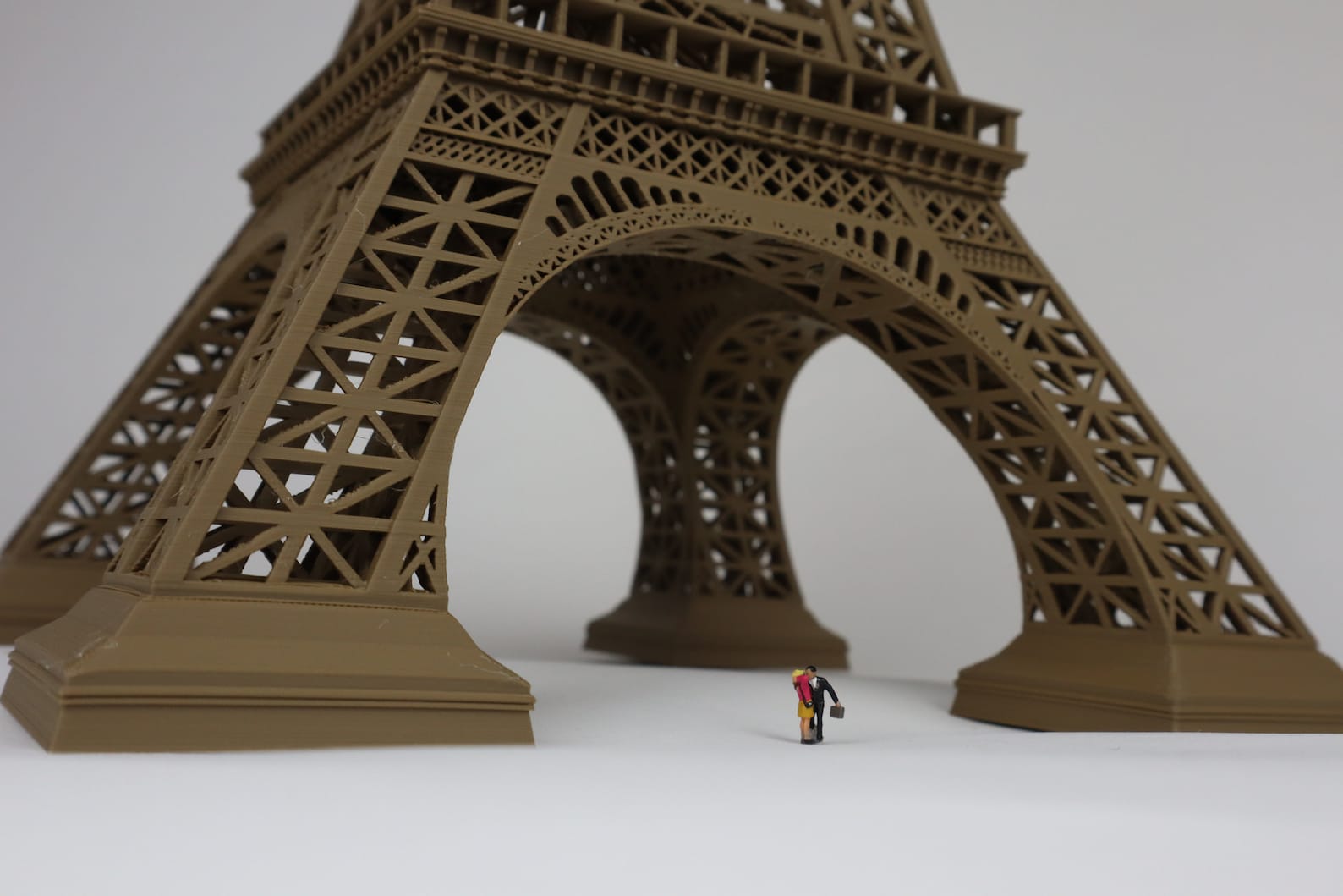 Miniature Detailed Paris France Eiffel Tower Model 19-inches - Etsy