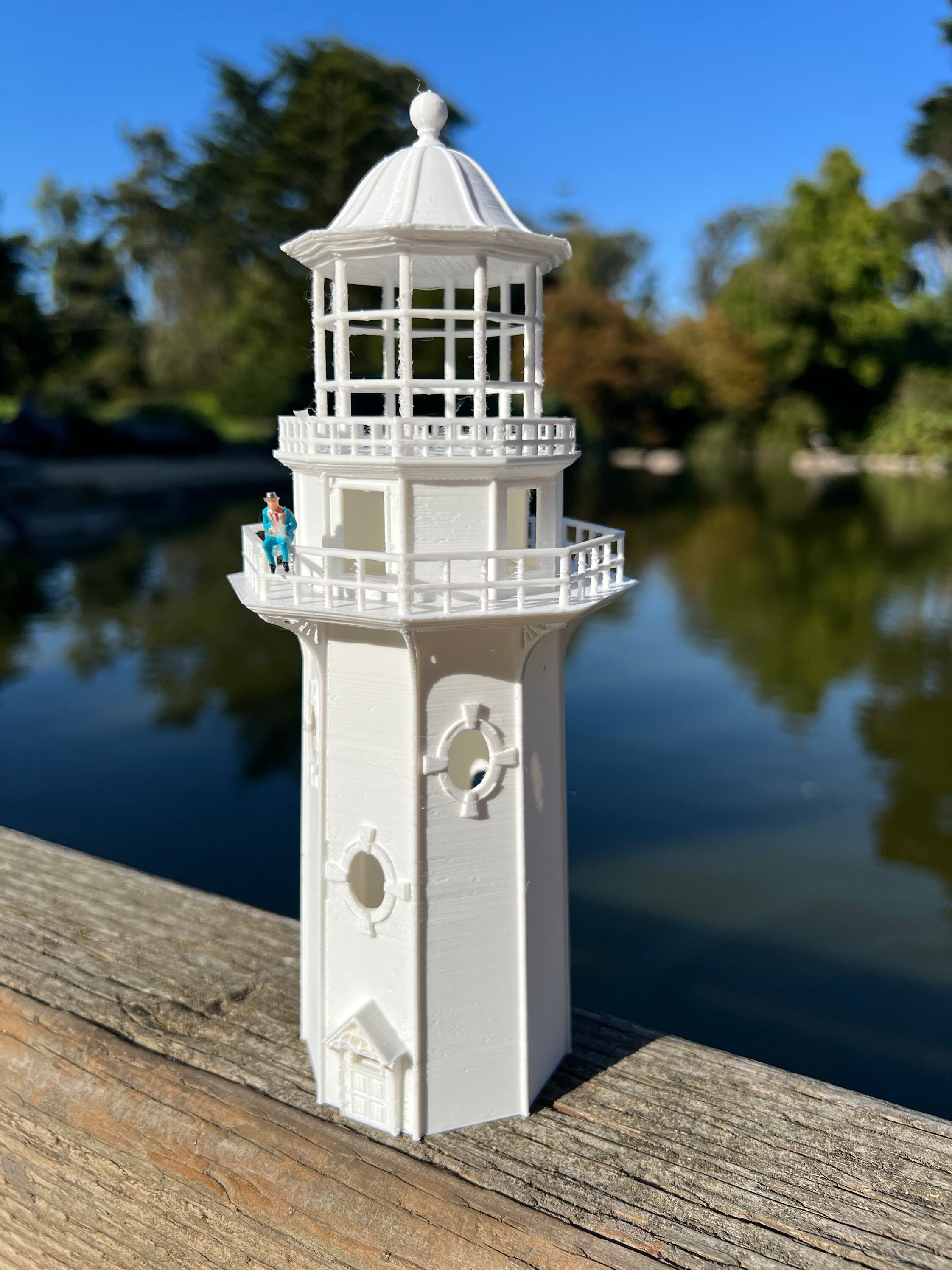 Miniature Victorian 10 Lighthouse Tower N Scale 1:160 White - Etsy