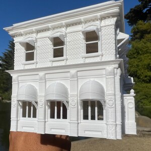 Miniature Ho-scale Victorian #39 Main Street Bank 1:87 Model - Etsy