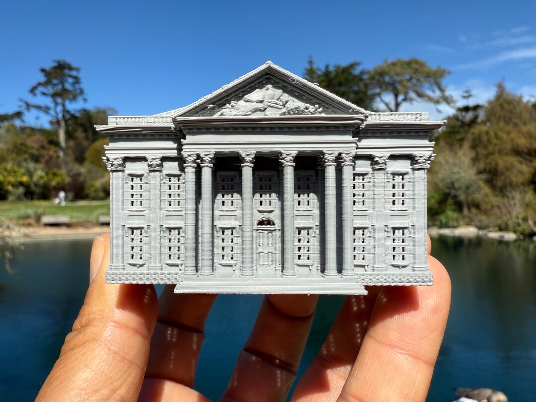 Tiny Miniature First Bank of the United States Hamilton Z-scale 1:220 ...