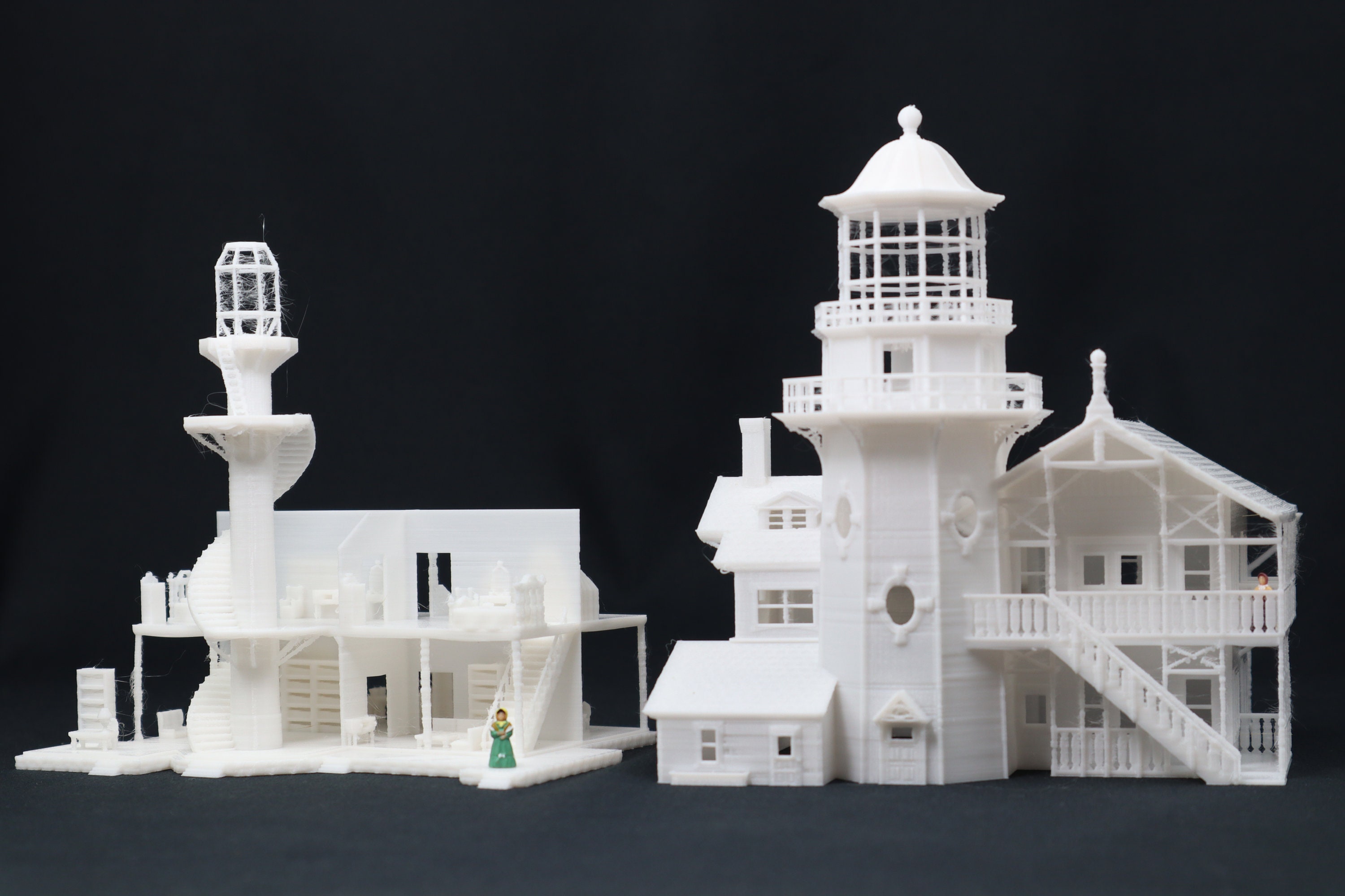 SMALL N-scale Miniature Victorian 9 Lighthouse Train Layout | Etsy