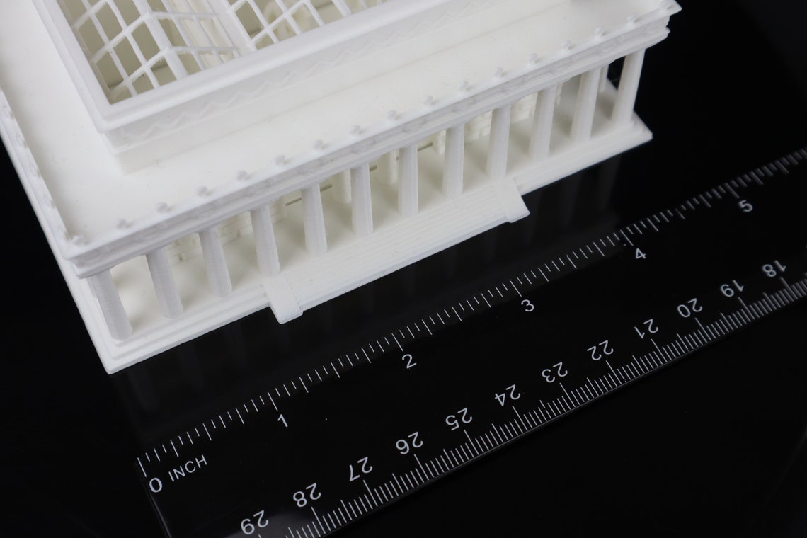 Small Miniature Lincoln Memorial Washington DC White (n-scale Figures ...