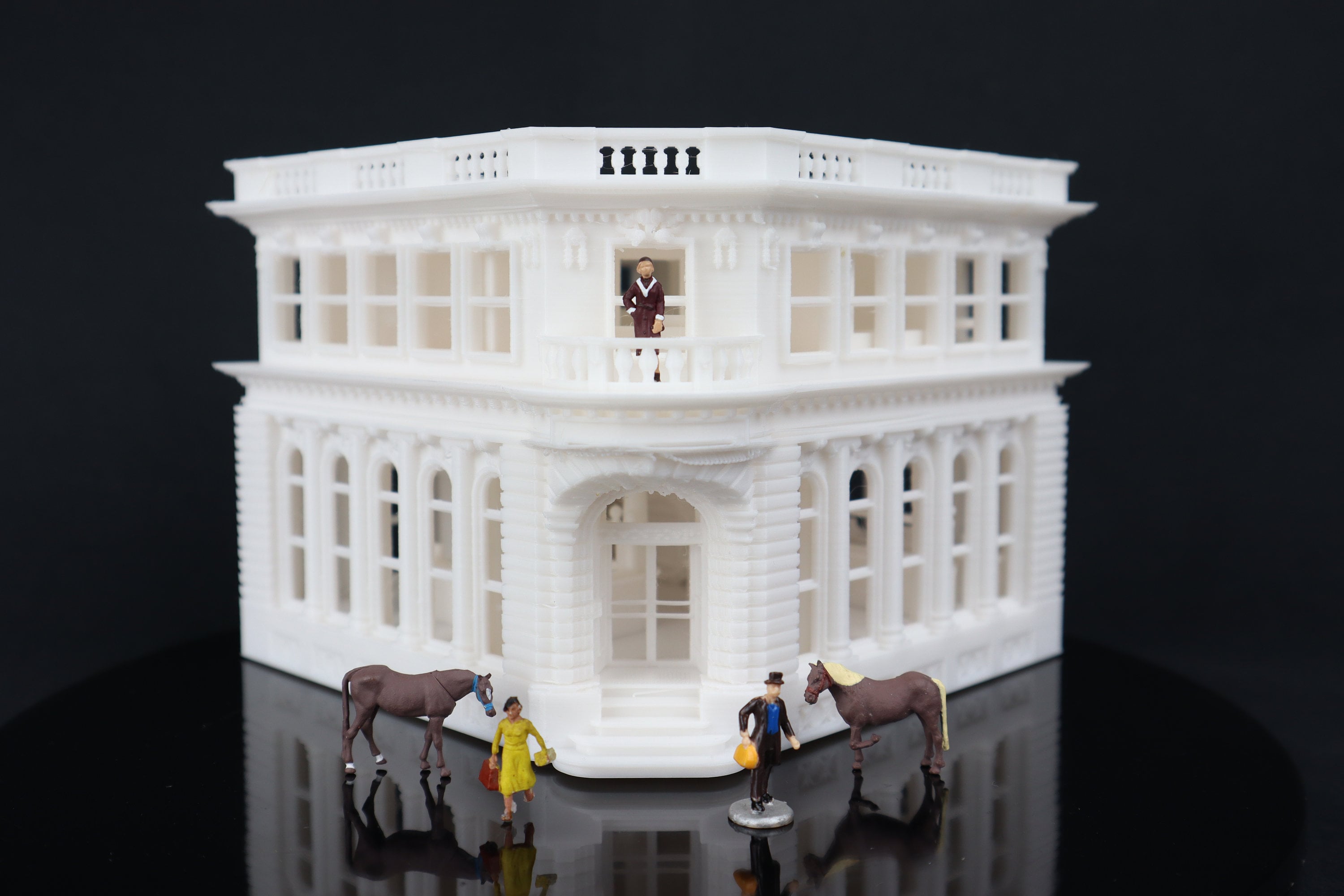 Gold Rush Bay Ho-scale APG Bank Classical Beaux-arts Built - Etsy