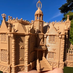 The Carpenter Mansion - Brown Tudor Gothic Haunted House by Goldrushbay ...