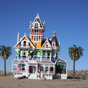 Miniature Victorian #5 Castle Tower House Train HO Scale - Etsy