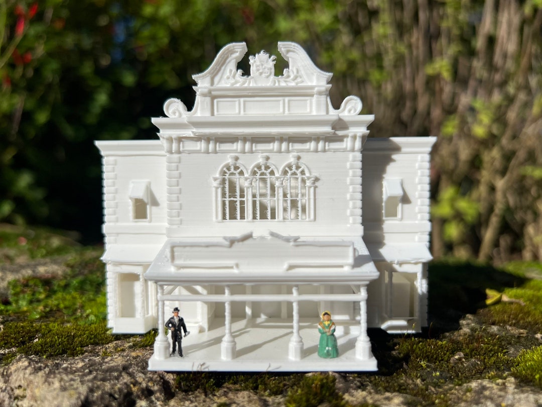 Gold Rush Bay N-scale Victorian Opera House Miniature Built 1:160 ...