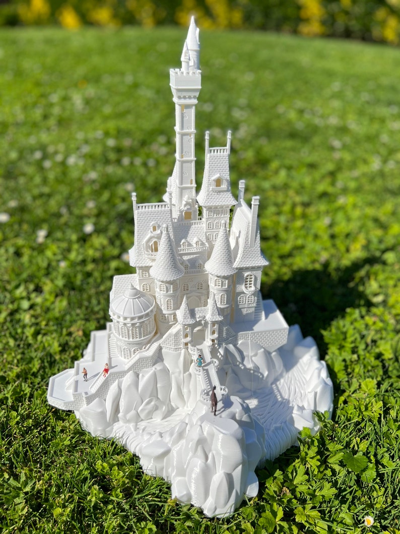 Large Beast Castle HO 1/87 Scale House Beauty - Etsy