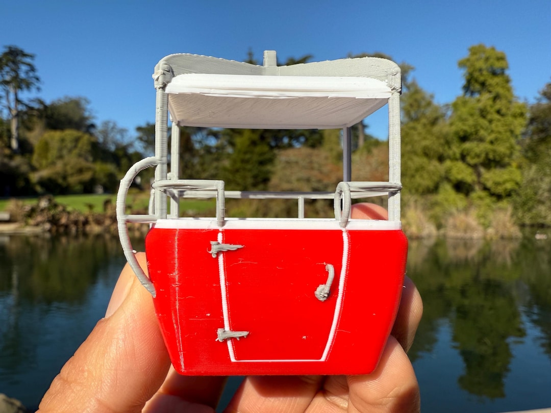 COLOR Miniature Skyway Gondola Buckets Theme Park Ornaments Ready to ...