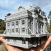 Miniature Union Train Station N-scale 1:160 Gray - Etsy