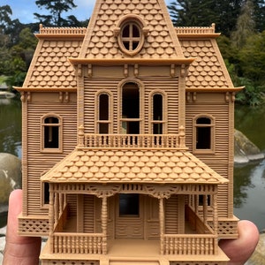 Miniature Victorian Collection #40 - Opening Brown Psycho Bates Motel ...