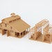 Small Miniature Old West Livery Stables N-scale 1:150 Wood - Etsy