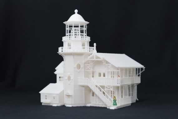 SMALL N-scale Miniature Victorian 9 Lighthouse Train Layout | Etsy