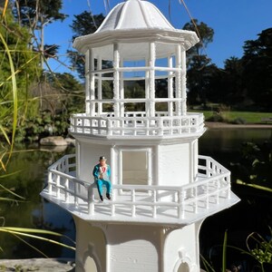 Miniature Victorian #10 Lighthouse Tower HO Scale 1:87 White - Etsy