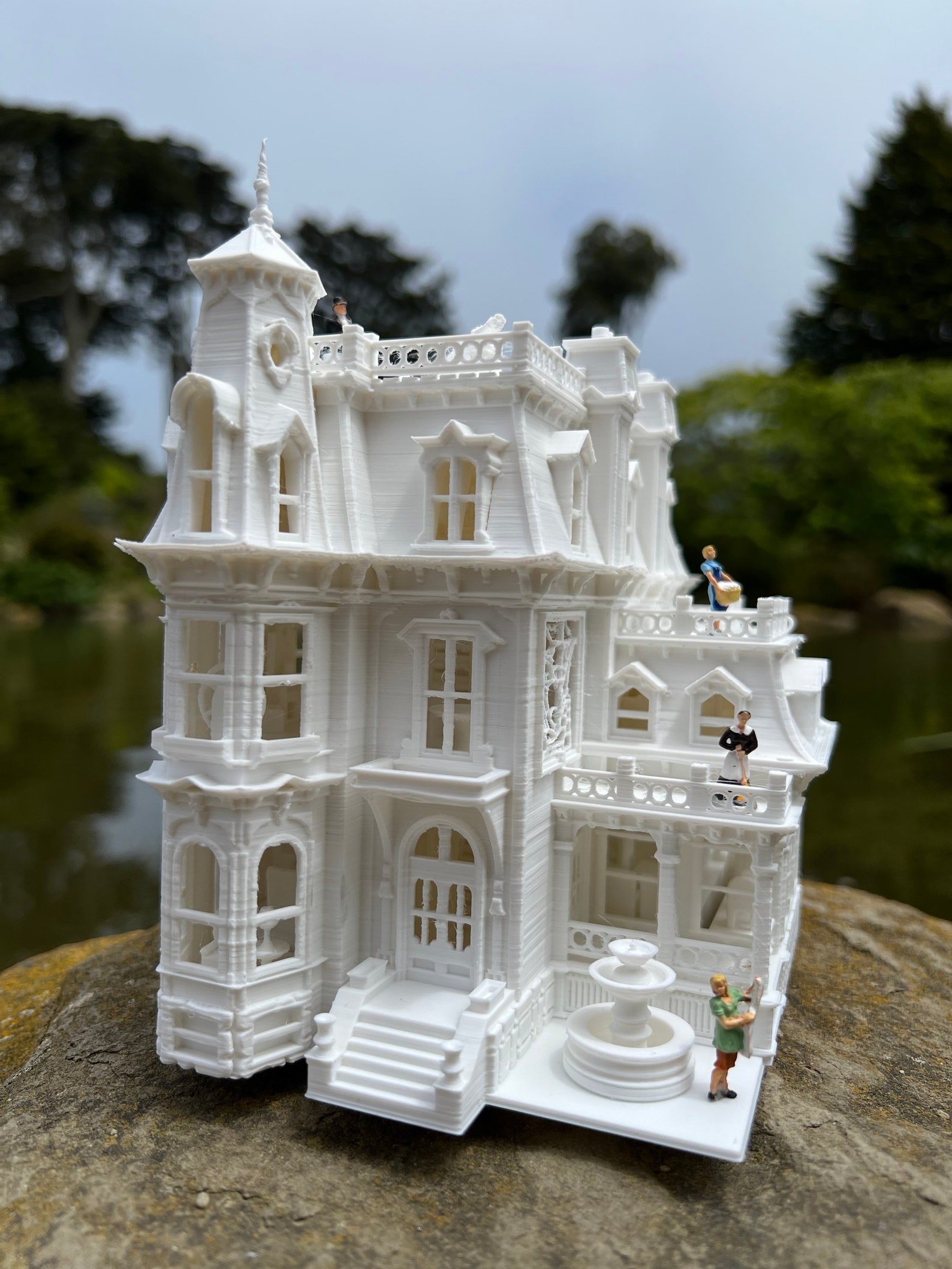 Victorian Miniature 14 captain Hightower Mansion - Etsy