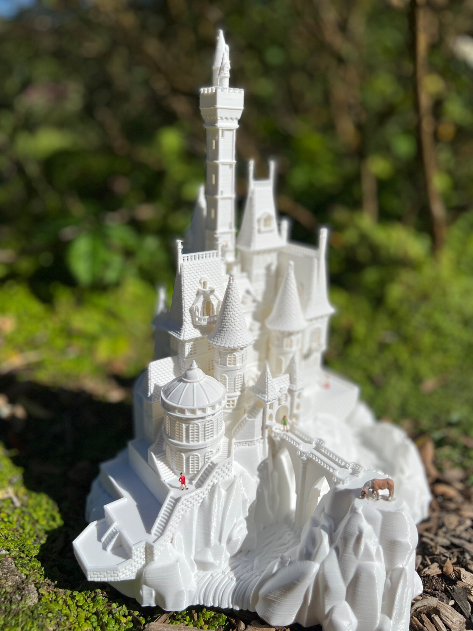 Miniature Beast Castle N (1/160) Scale House Beauty! - Etsy
