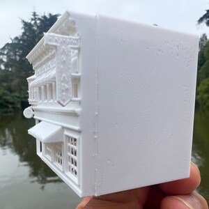 Small Miniature N-scale Victorian Main Street Clock Shop Building ...