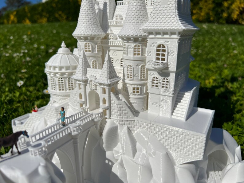 Large Beast Castle HO 1/87 Scale House Beauty - Etsy