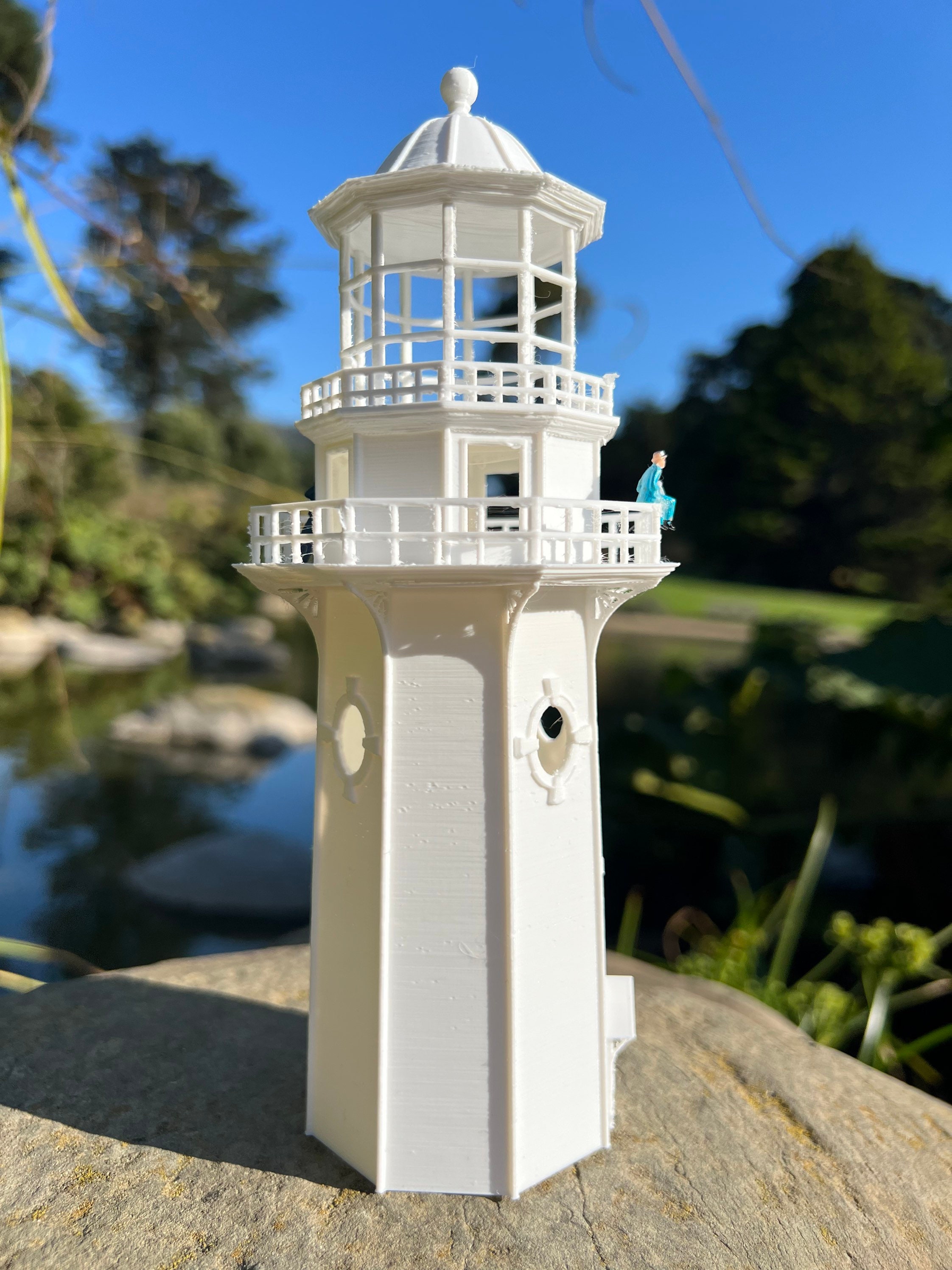 Miniature Victorian 10 Lighthouse Tower N Scale 1:160 White - Etsy