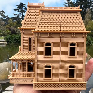 Miniature Victorian Collection #40 - Opening Brown Psycho Bates Motel ...