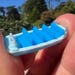 N-scale COLOR Miniature Small Boat World Tour Theme Park Ride Built W ...