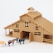 Small Miniature Old West Livery Stables N-scale 1:150 Wood - Etsy