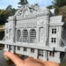 Miniature Union Train Station N-scale 1:160 Gray - Etsy