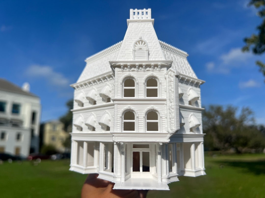 Miniature Ho-scale Victorian Main Street Market House Coffee Shop 1:87 ...
