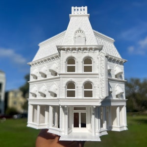 Miniature Ho-scale Victorian Main Street Market House Coffee Shop 1:87 ...