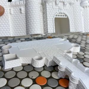 Miniature Neuschwanstein Sleeping Castle Miniature #40 White Ho-scale ...