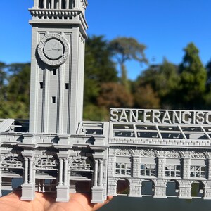 Miniature SF Ferry/train Station & Clock Tower N (1/160) Scale for ...