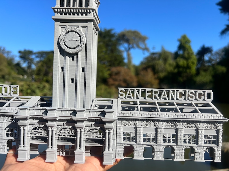 Miniature SF Ferry/train Station & Clock Tower N (1/160) Scale for ...