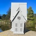 Miniature Gray Ho-scale Gru Villain House Gothic Victorian Minion ...