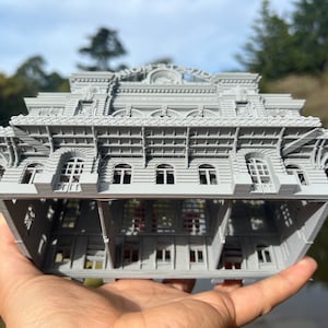 Miniature Union Train Station N-scale 1:160 Gray - Etsy