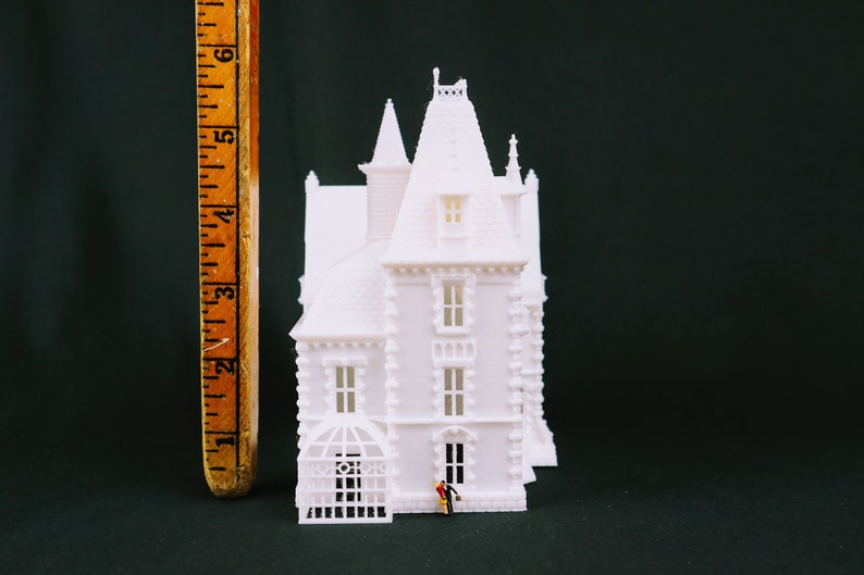 Small Miniature N-scale Miniature crystal Manor - Etsy