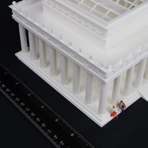 Miniature Lincoln Memorial Washington DC White (ho-scale Figures Not ...