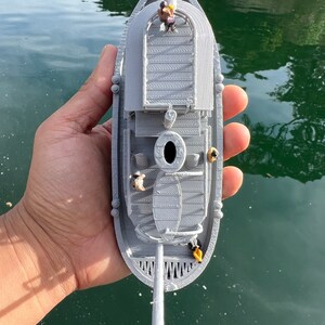 Miniature HO Scale Railroad Tugboat Built Train Layout 1:87 - Etsy